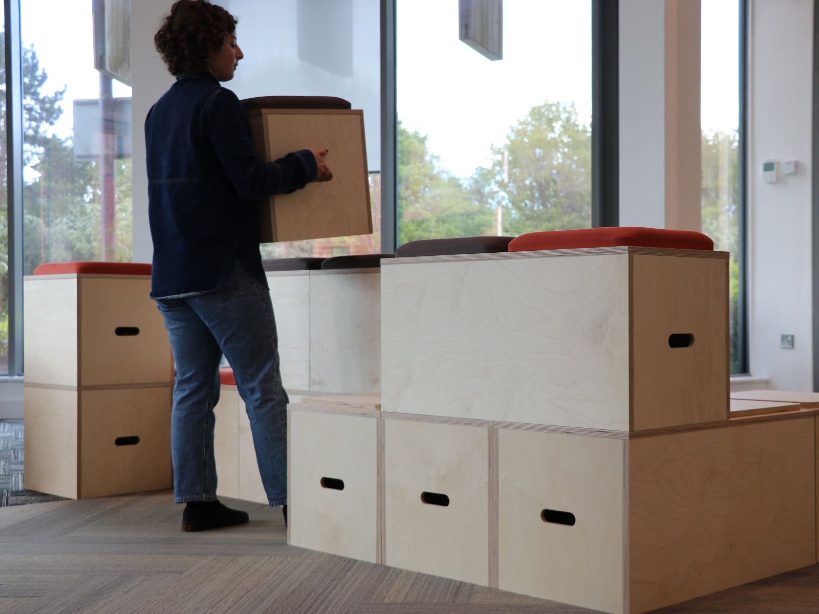 Boosting Office Productivity: The Advantages of Modular Tiered Seating ...